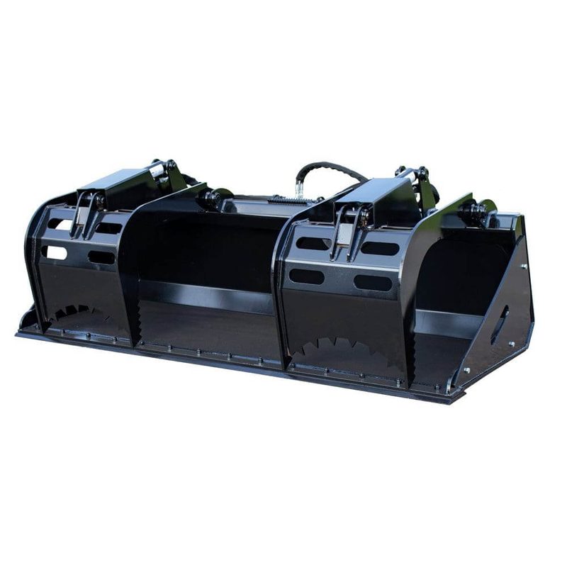 Heavy Duty Grapple Bucket Attachment — Prime Attachments — Yard Patriots