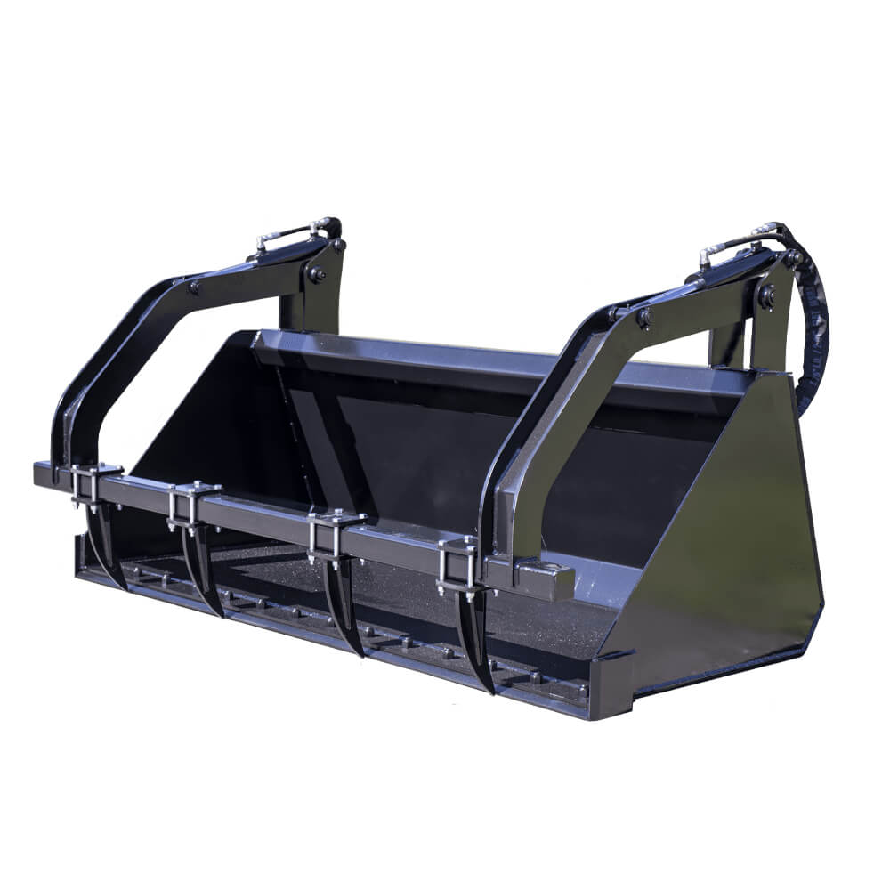High Capacity Grapple Bucket — Prime Attachments — Yard Patriots